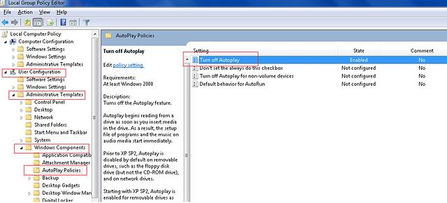 ปิด autorun ใน windows xp และ windows 7 ! ทิป ไวไว ไกล ไวรัส - GotoKnow