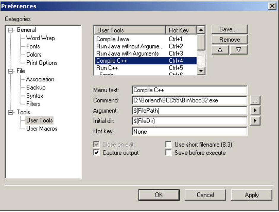การตั้งเครื่องมือ Crimson ให้คอมไพล์และรันโปรแกรม C++ - GotoKnow