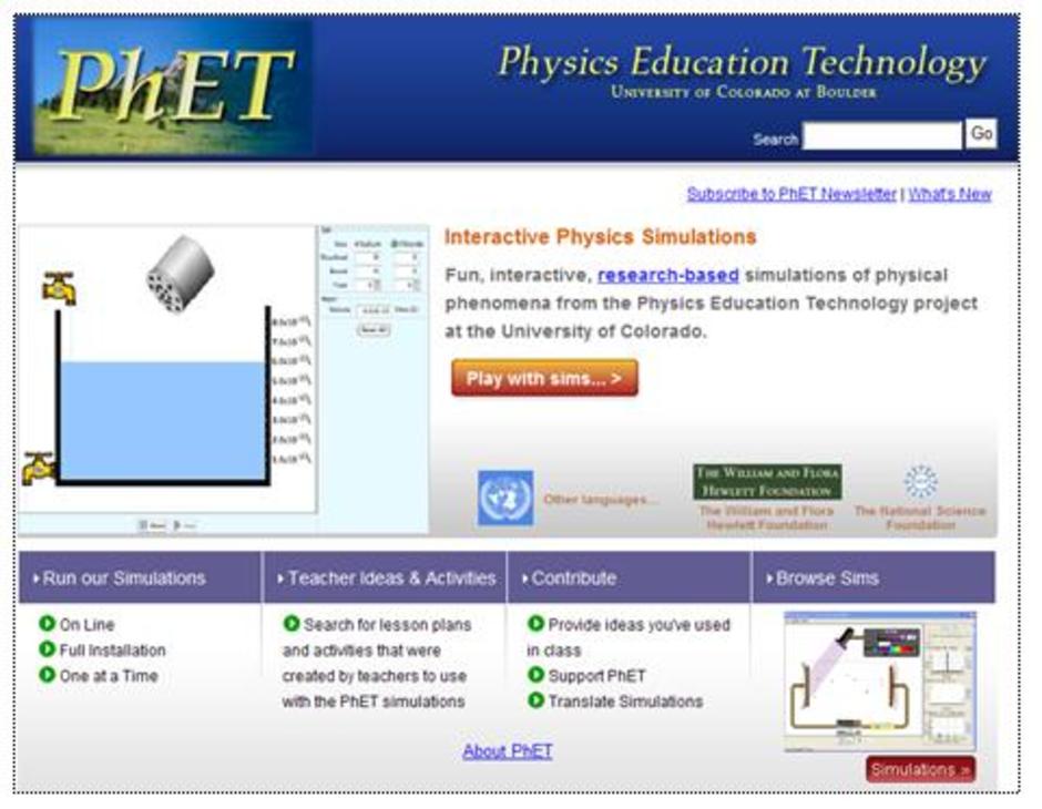 ชื่อโปรแกรม PhET - GotoKnow