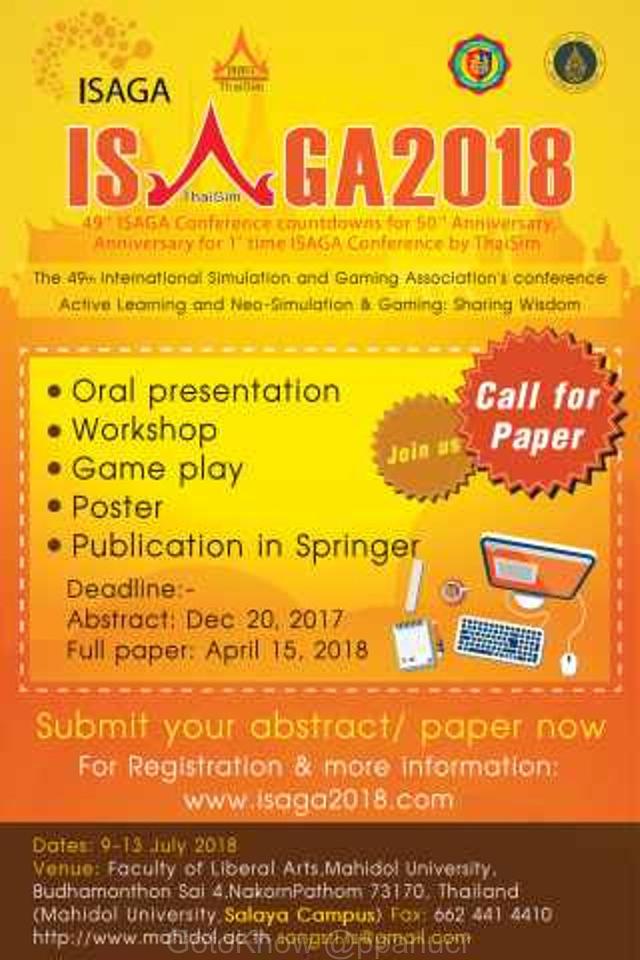 ISAGA2018 - isaga2018